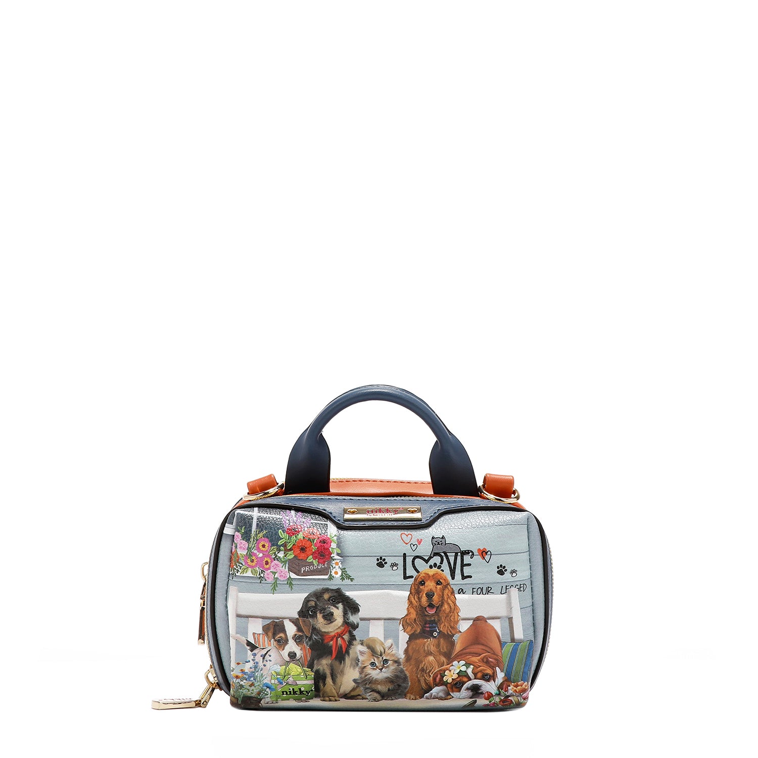 MINI BOSTON DOUBLE ZIP CROSSBODY – Nikky Bag